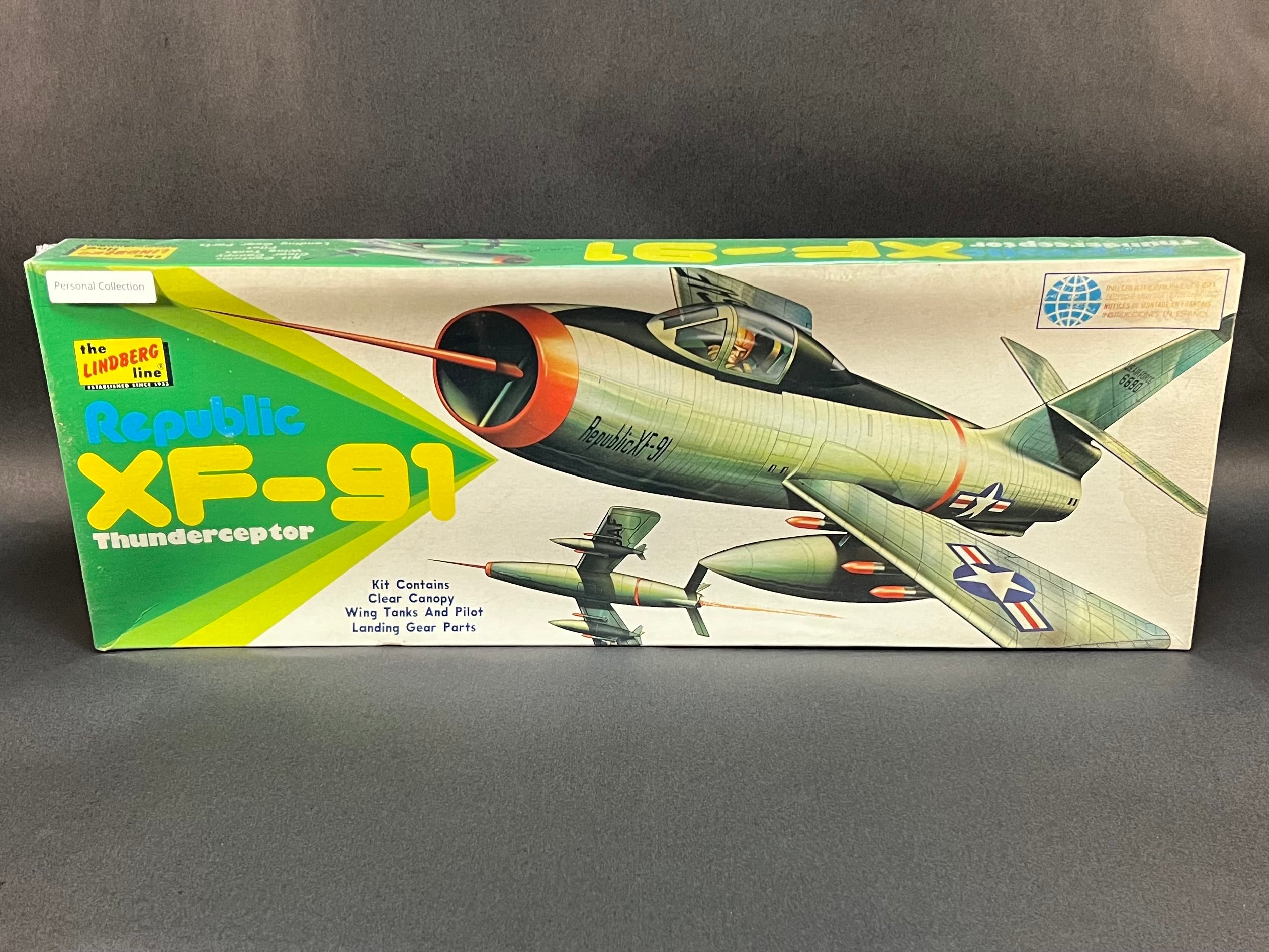 Lindberg Model Kit 5308 1:48 Scale Republic XF-91 Thunderceptor – Plutonium Garage