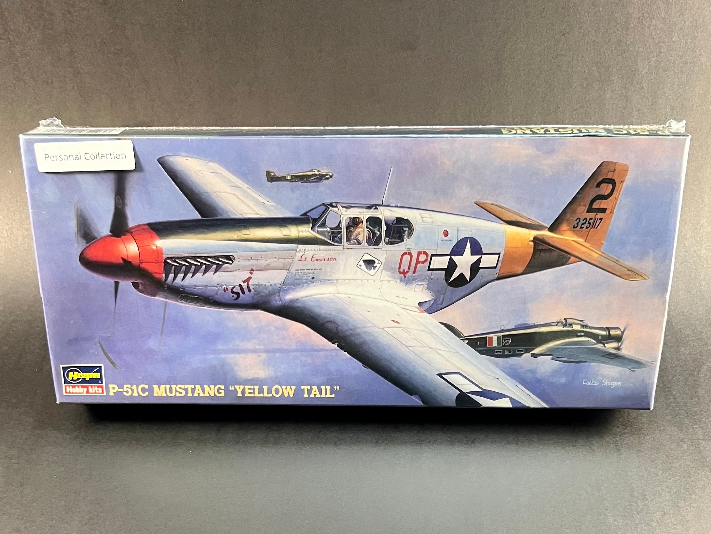 Hasegawa Model Kit AP12 1:72 Scale P-51C Mustang "Yellow Tail ...