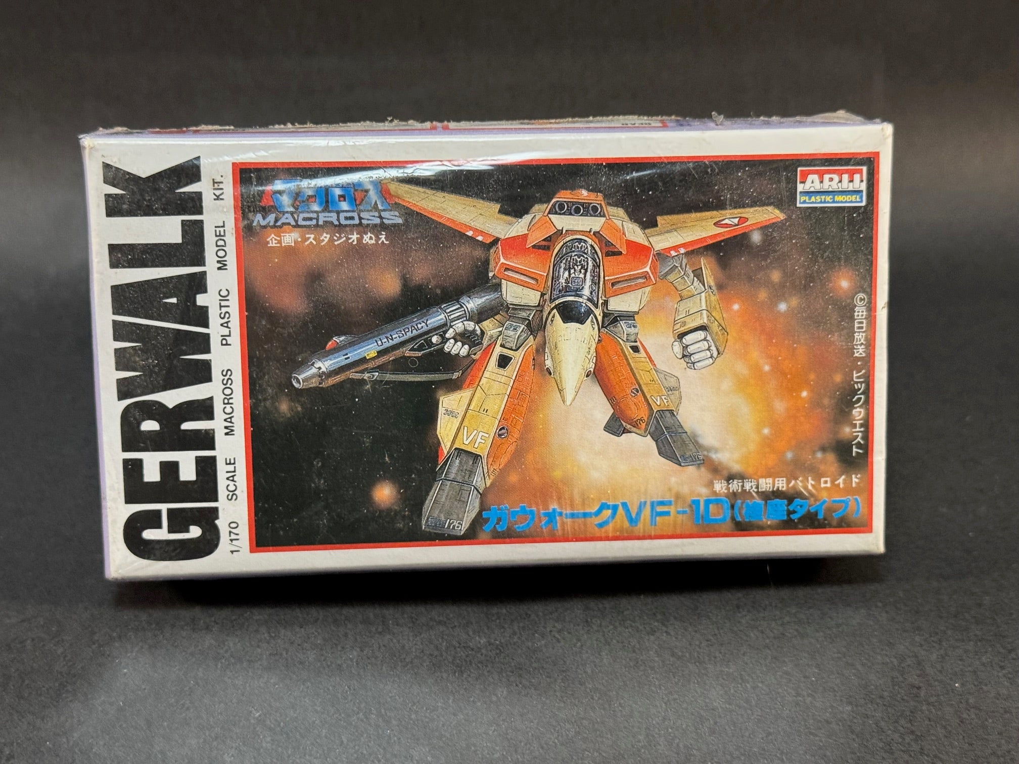 1984 ARII Model Kit AR-354 1:170 Scale Gerwalk Macross Valkyrie ...