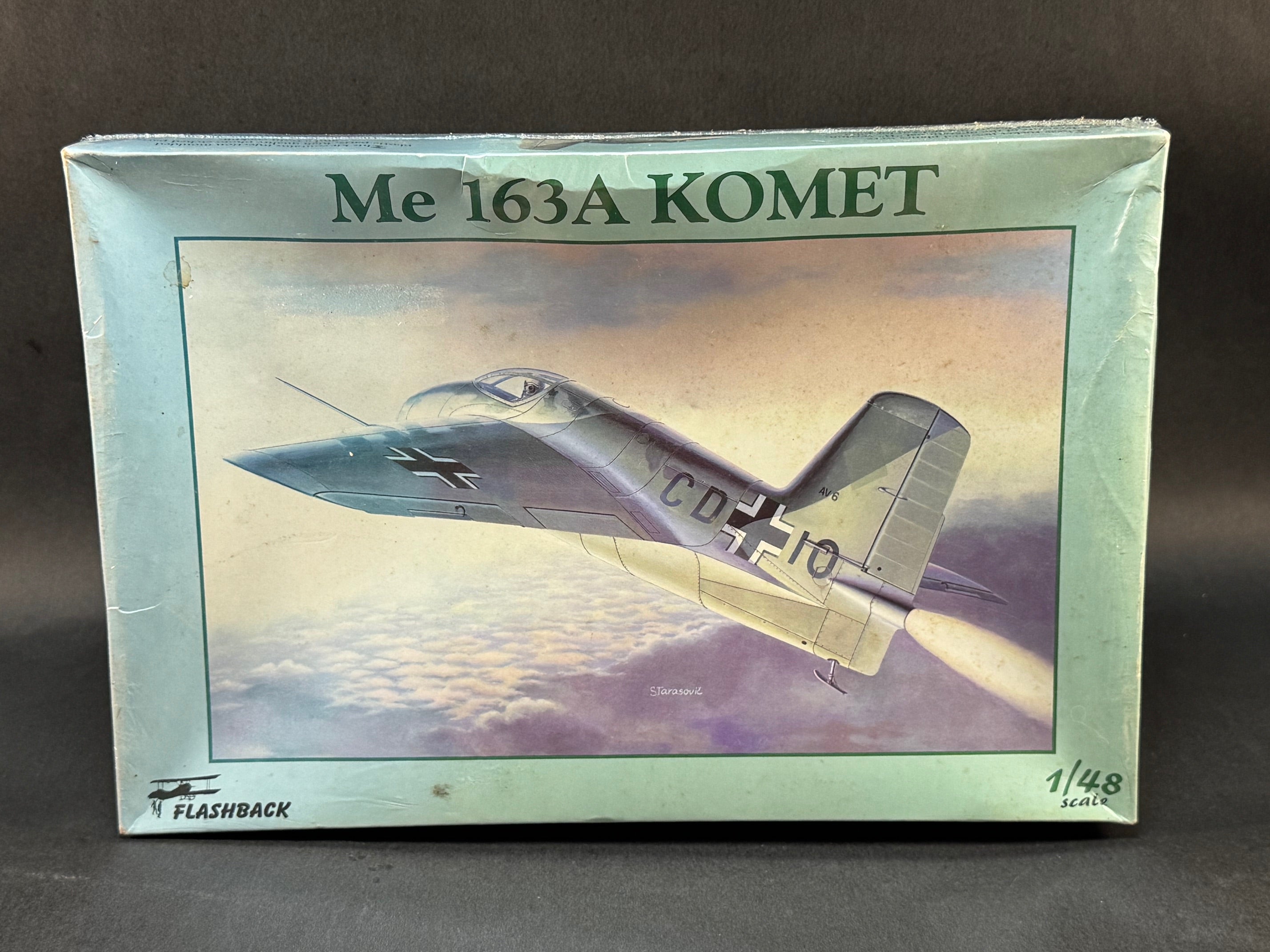 1991 Flashback Models KLH8920 1:48 Scale Me 163A Komet – Plutonium Garage