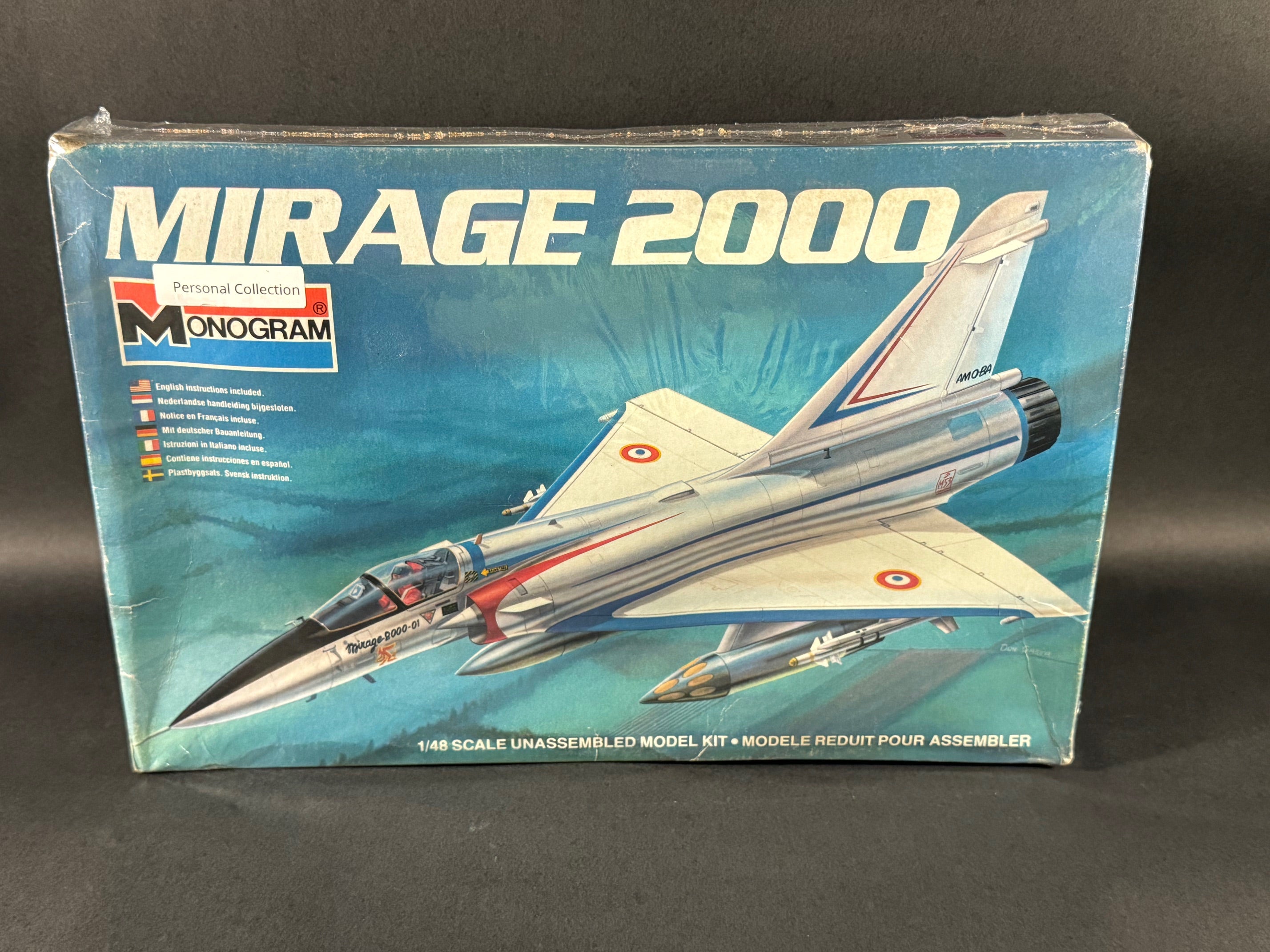 1982 Monogram Model Kit 5425 1:48 Scale Mirage 2000 – Plutonium Garage
