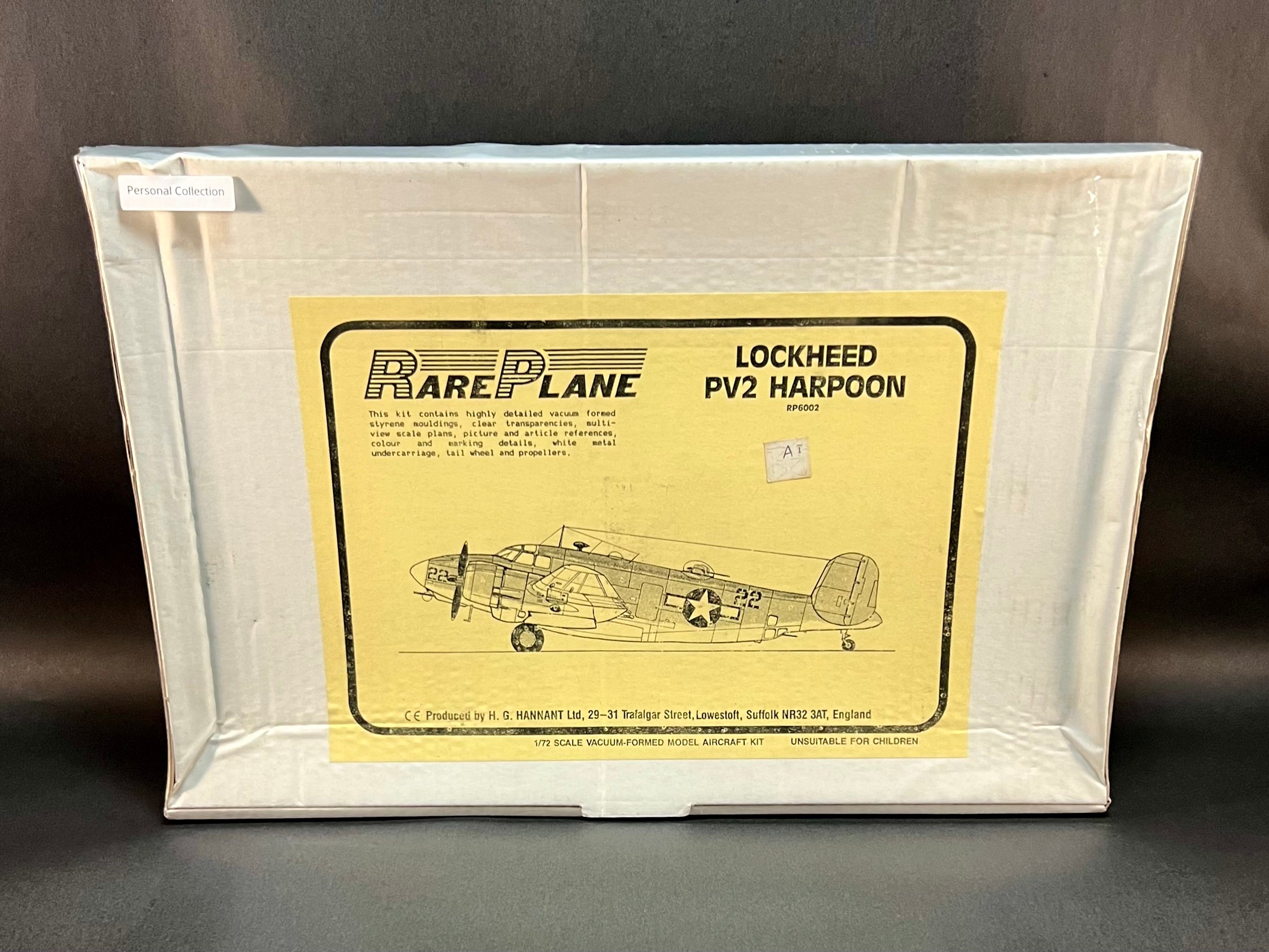 Rare Plane Model Kit RP6002 1:72 Scale Lockheed PV2 Harpoon – Plutonium ...