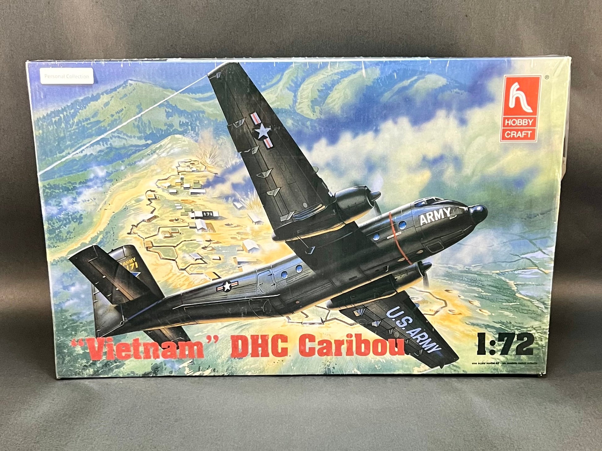 Hobby Craft Model Kit HC1343 1:72 Scale Vietnam DHC Caribou Transport ...