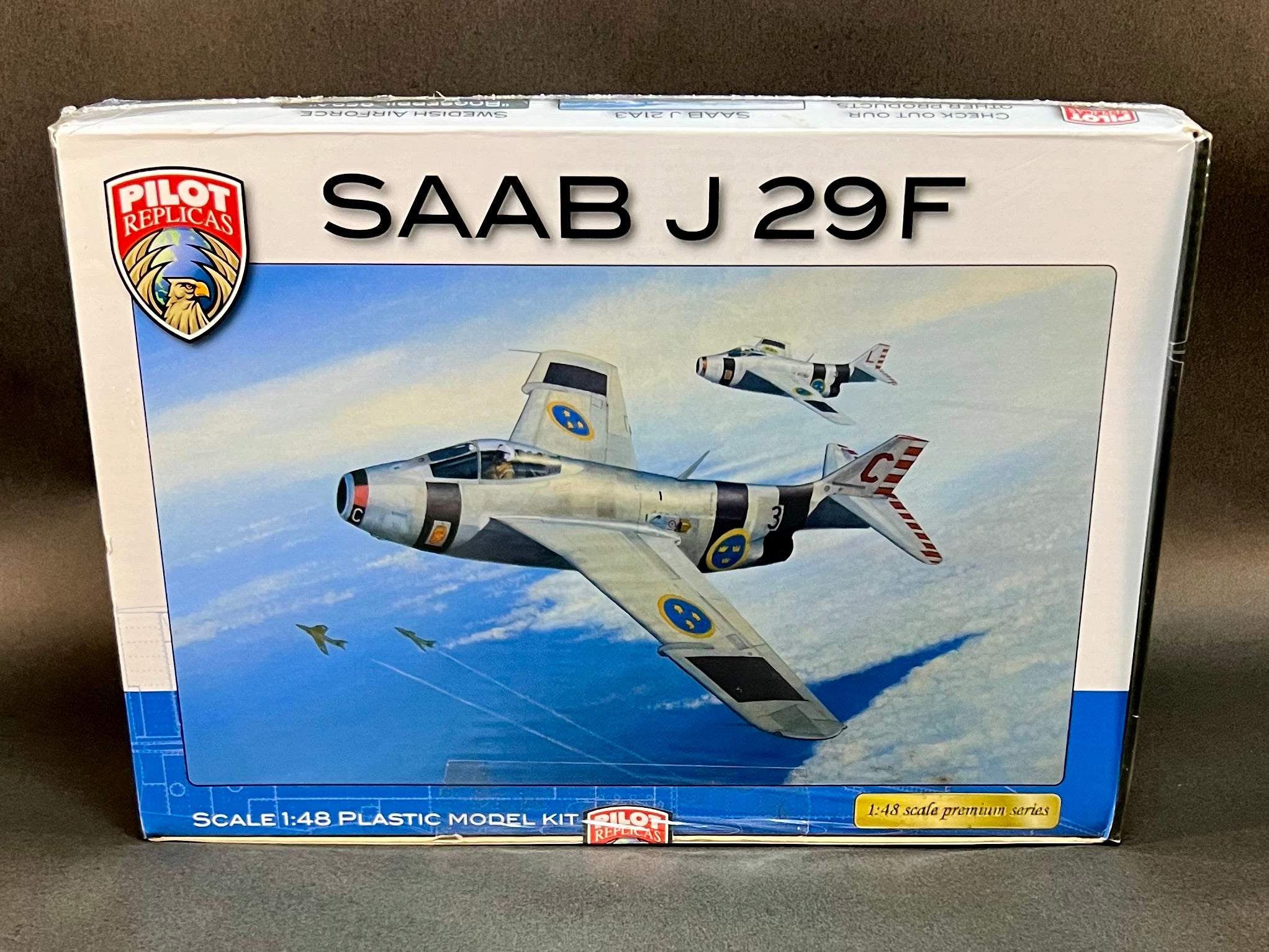 Pilot Replicas Model Kit 48-A002 1:48 Scale Saab J 29F – Plutonium Garage