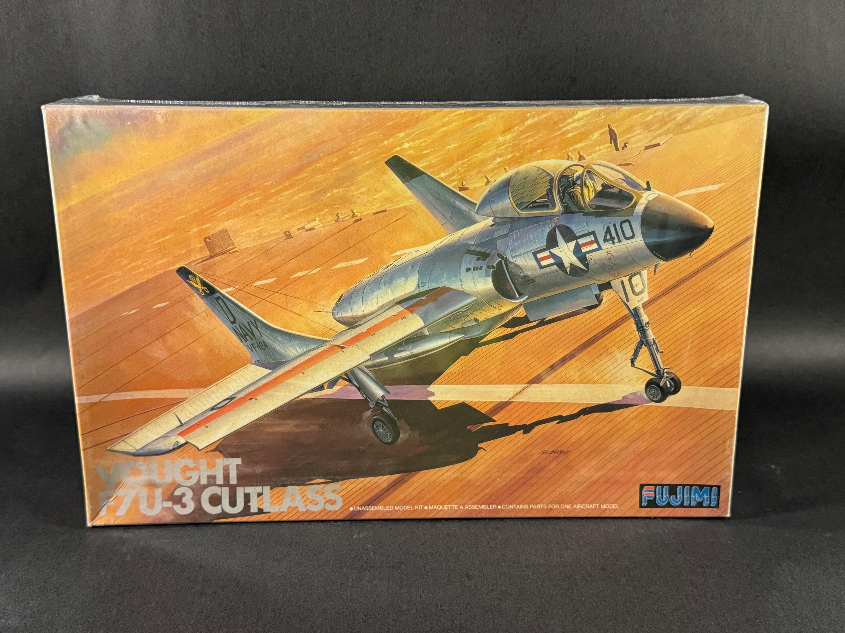 1987 Fujimi Model Kit H-10 1:72 Scale Vought F7U-3 Cutlass – Plutonium ...