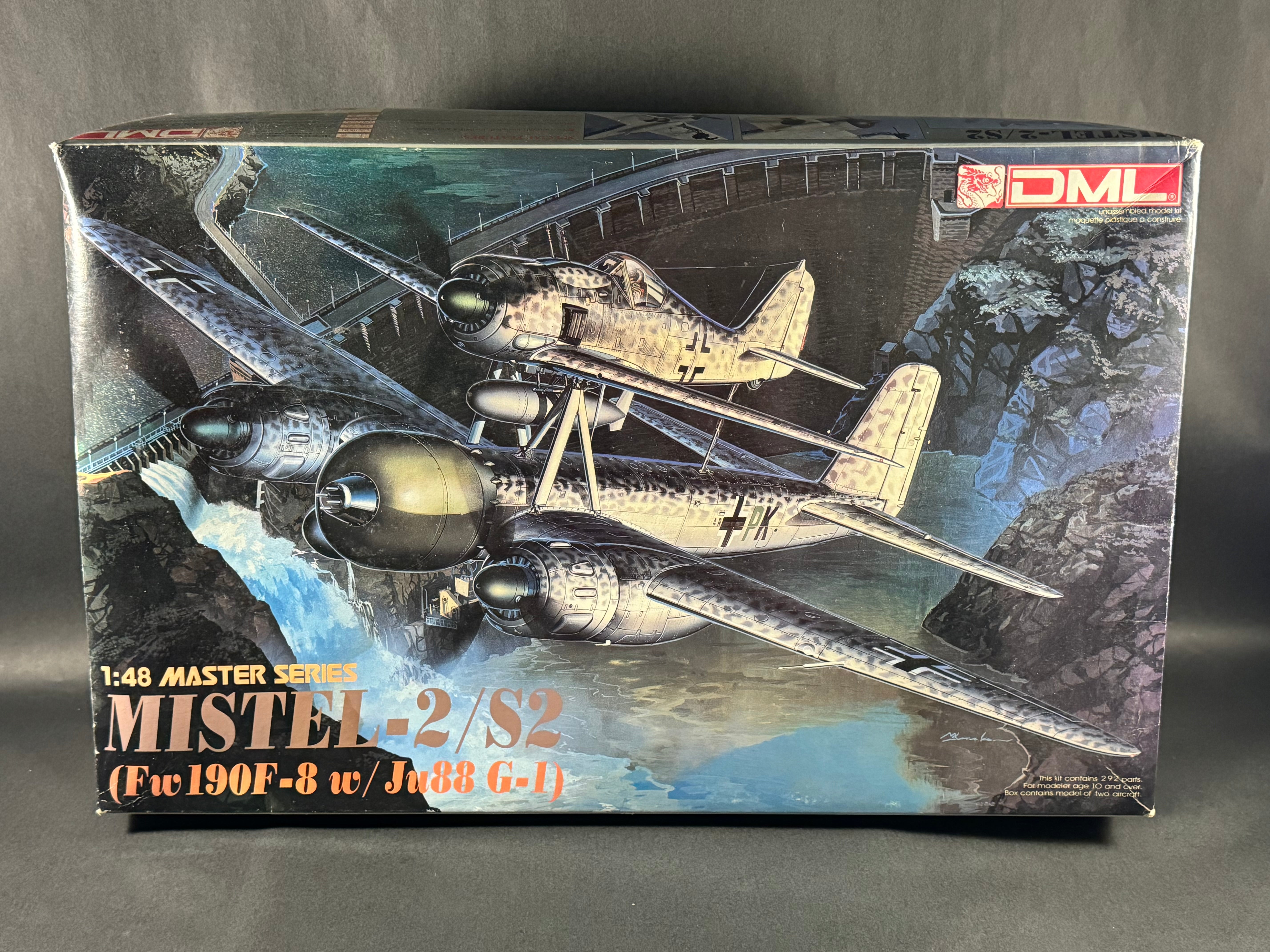 1993 DML Model Kit 5510 1:48 Scale Mistel-2/S2 (Fw190F-8 w/Ju88 G-1 ...