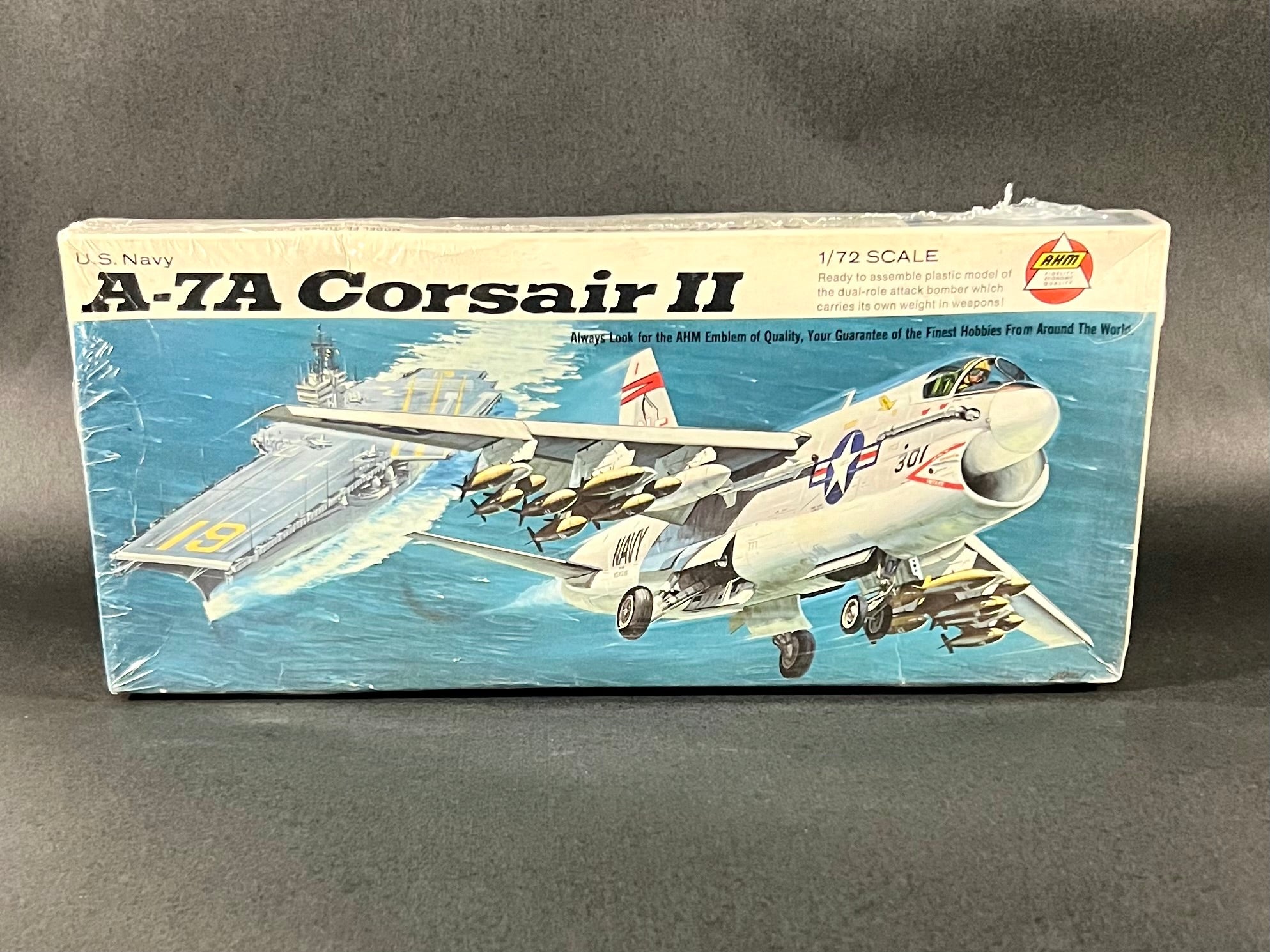 AHM Model Kit FD-2 1:72 Scale US Navy A-7A Corsair II – Plutonium Garage