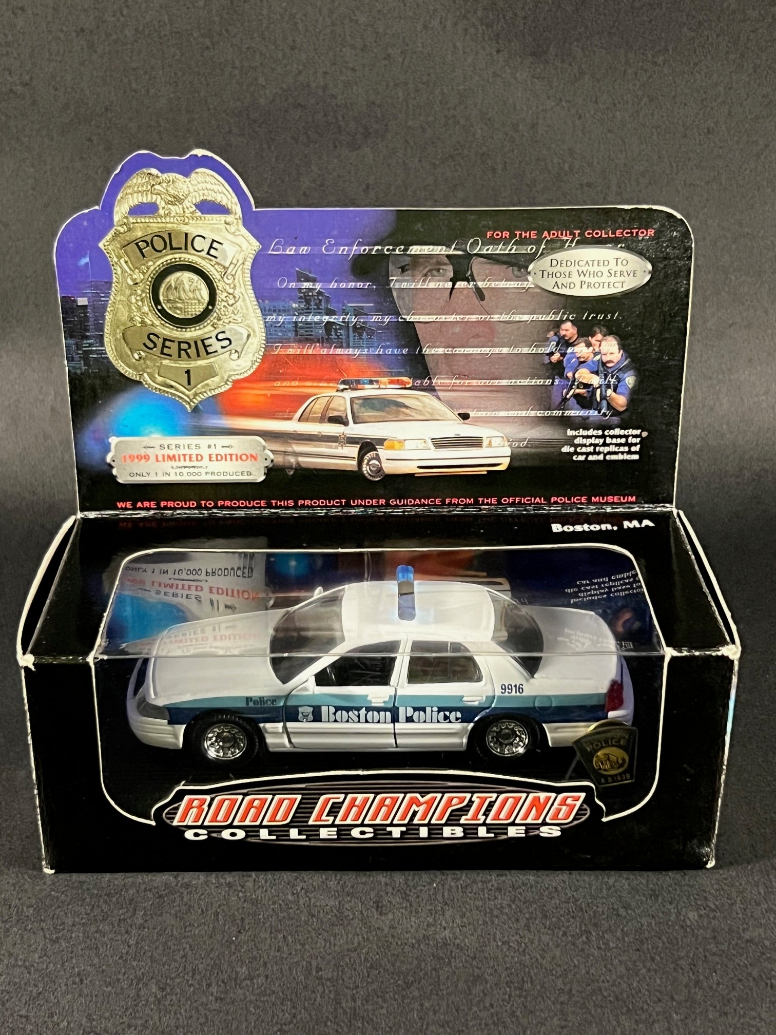 1999 Road Champs Collectibles Police Series 1 Boston Police – Plutonium ...