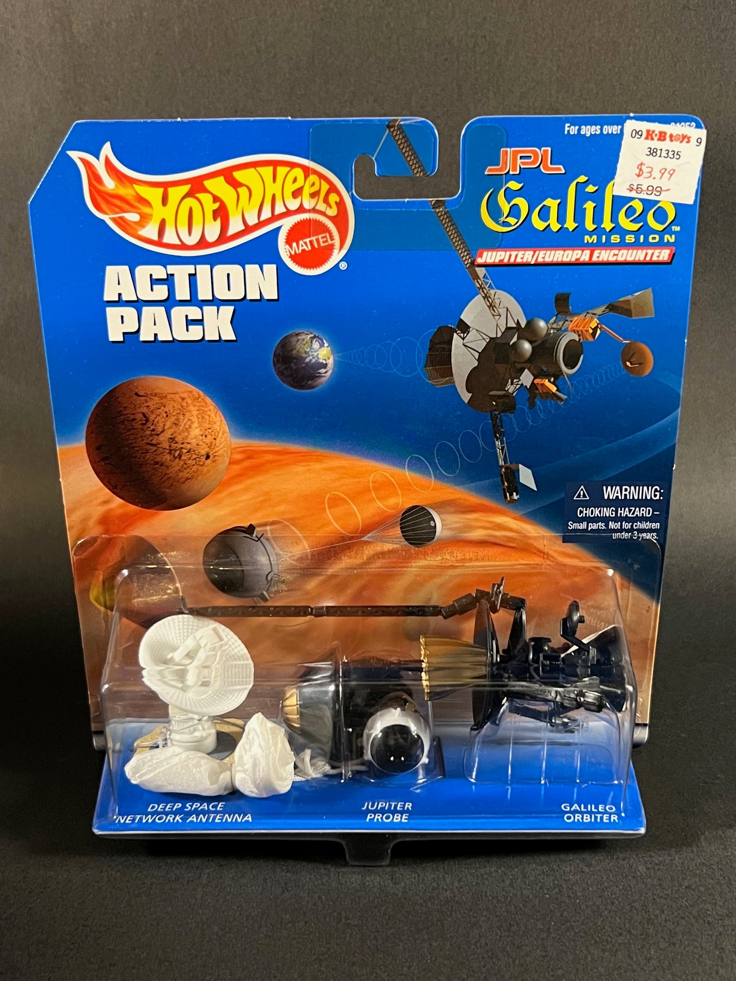Hot Wheels 1998 Action Pack Galileo Mission - Jupiter/Europa Encounter ...