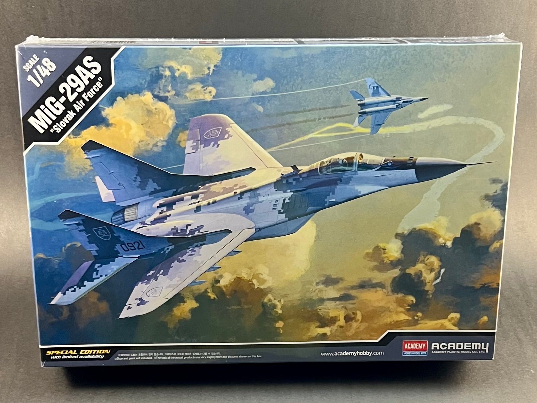 2010 Academy Model Kit 12227 1:48 Scale MiG-29AS "Slovak Air Force ...