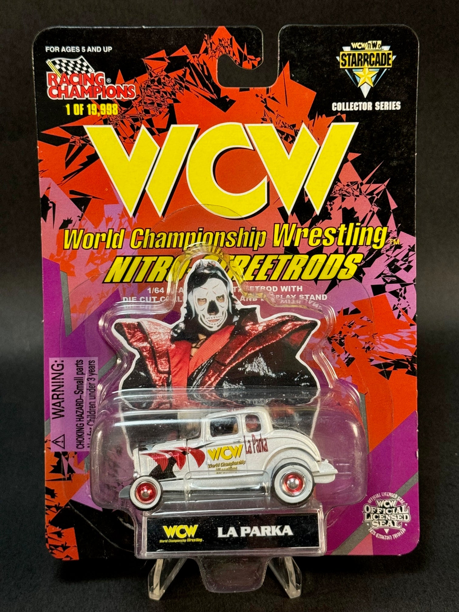 1998 Racing Champions WCW Nitro StreetRods Starrcade La Parka, White ...