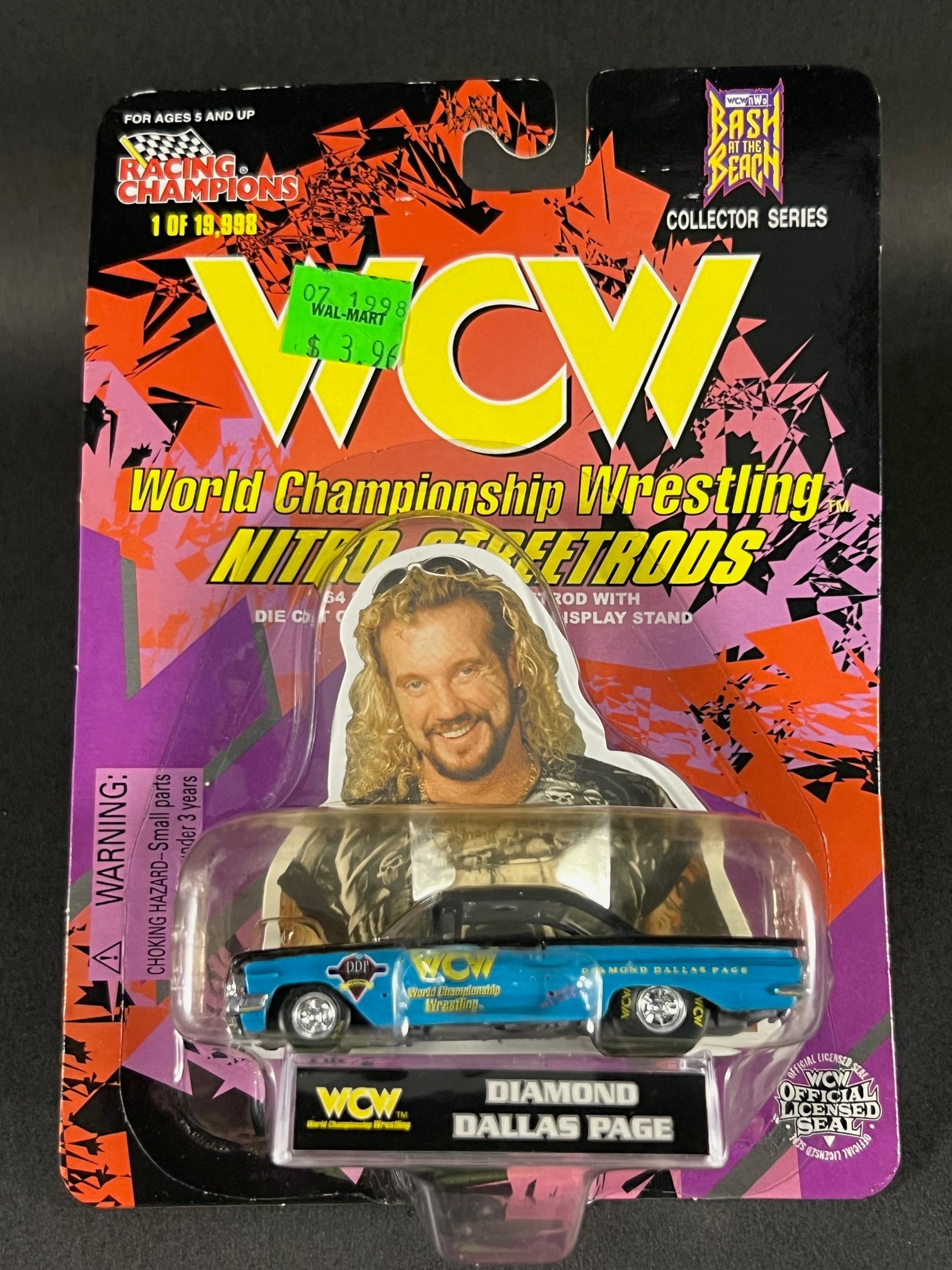 1998 Racing Champions WCW Nitro StreetRods Bash At The Beach Diamond D ...