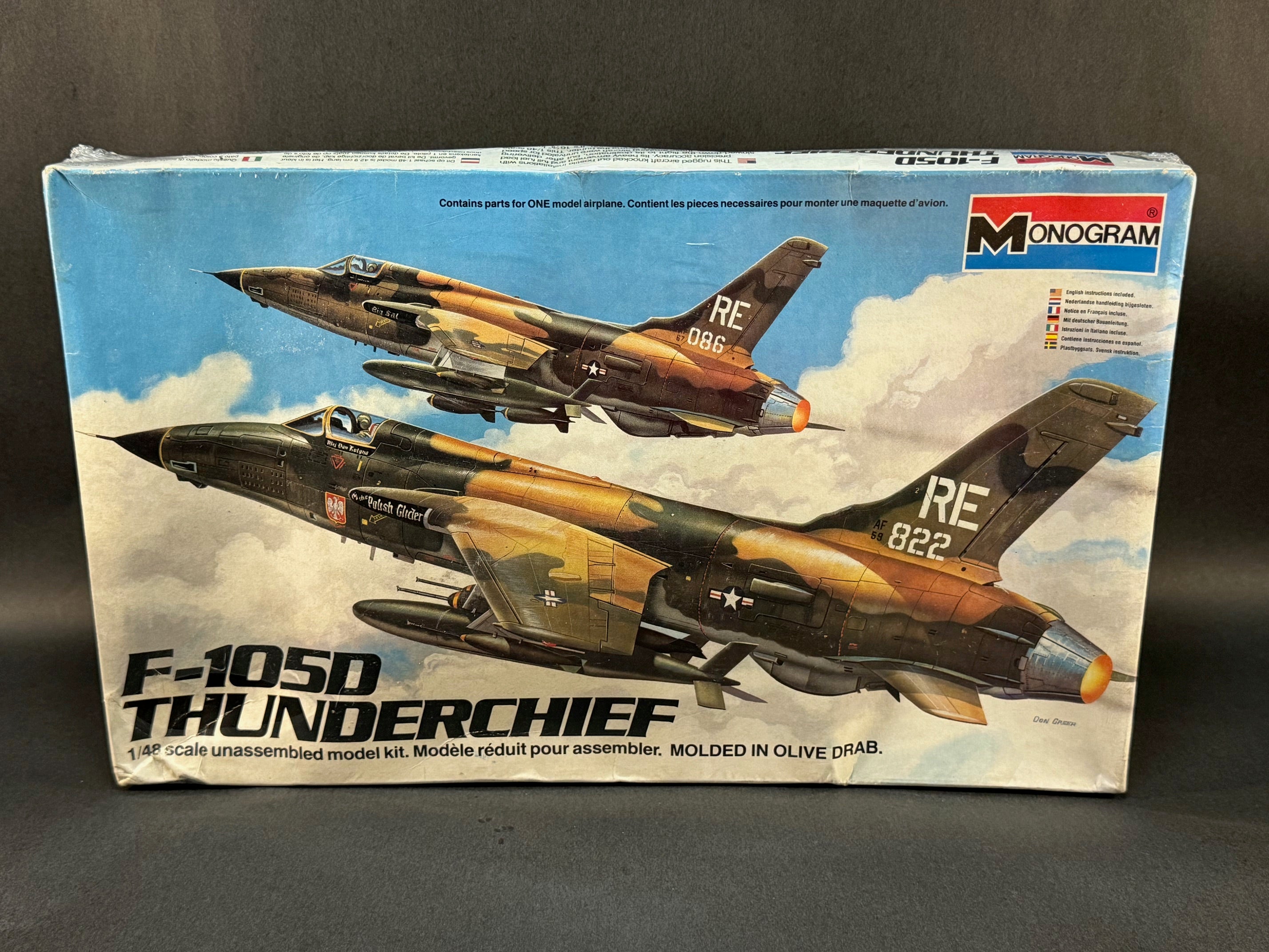Monogram Model Kit 5812 1:48 Scale F-105D Thunderchief – Plutonium Garage