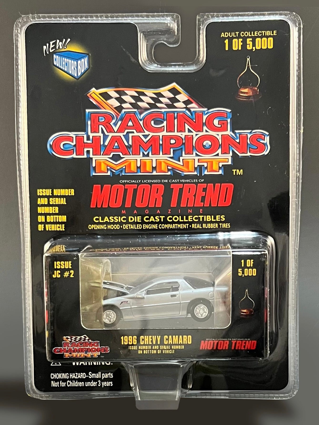 Racing Champions MINT Motor Trend Issue JC #2 1996 Chevy Camaro ...