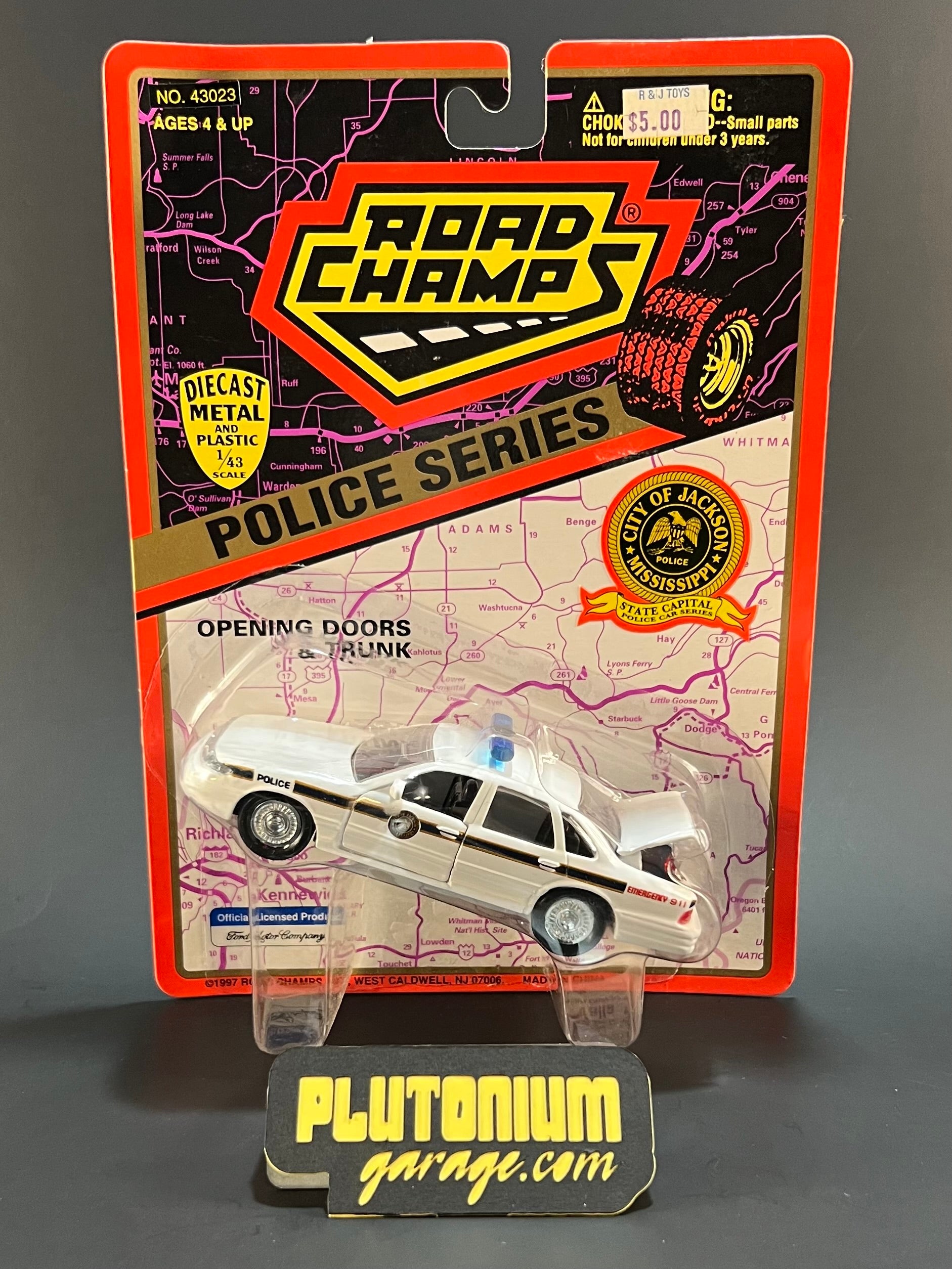 Road Champs State Capital Police Car Series City of Jackson Mississipp ...