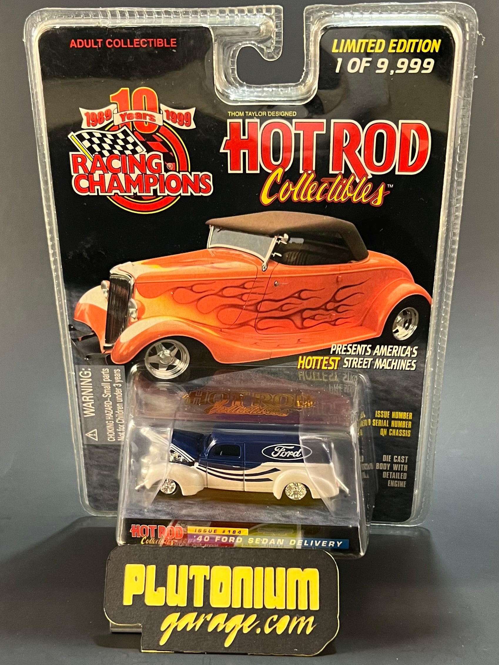 Racing Champions Hot Rod Collectibles Issue #184 '40 Ford Sedan Delive ...